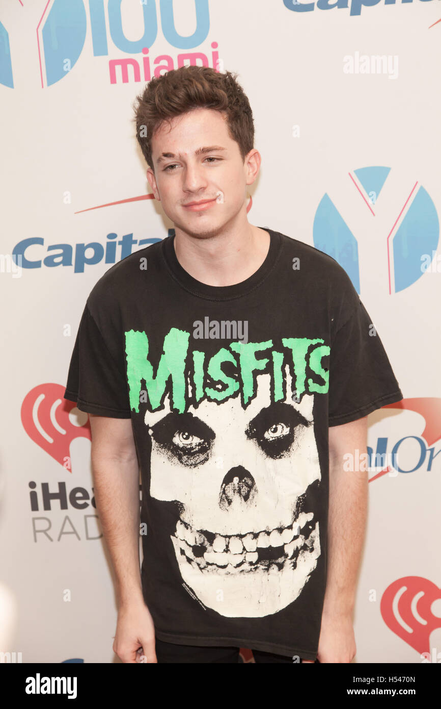 Charlie Puth arriving on the Red Carpet for the iHeart Radio Jingle ...