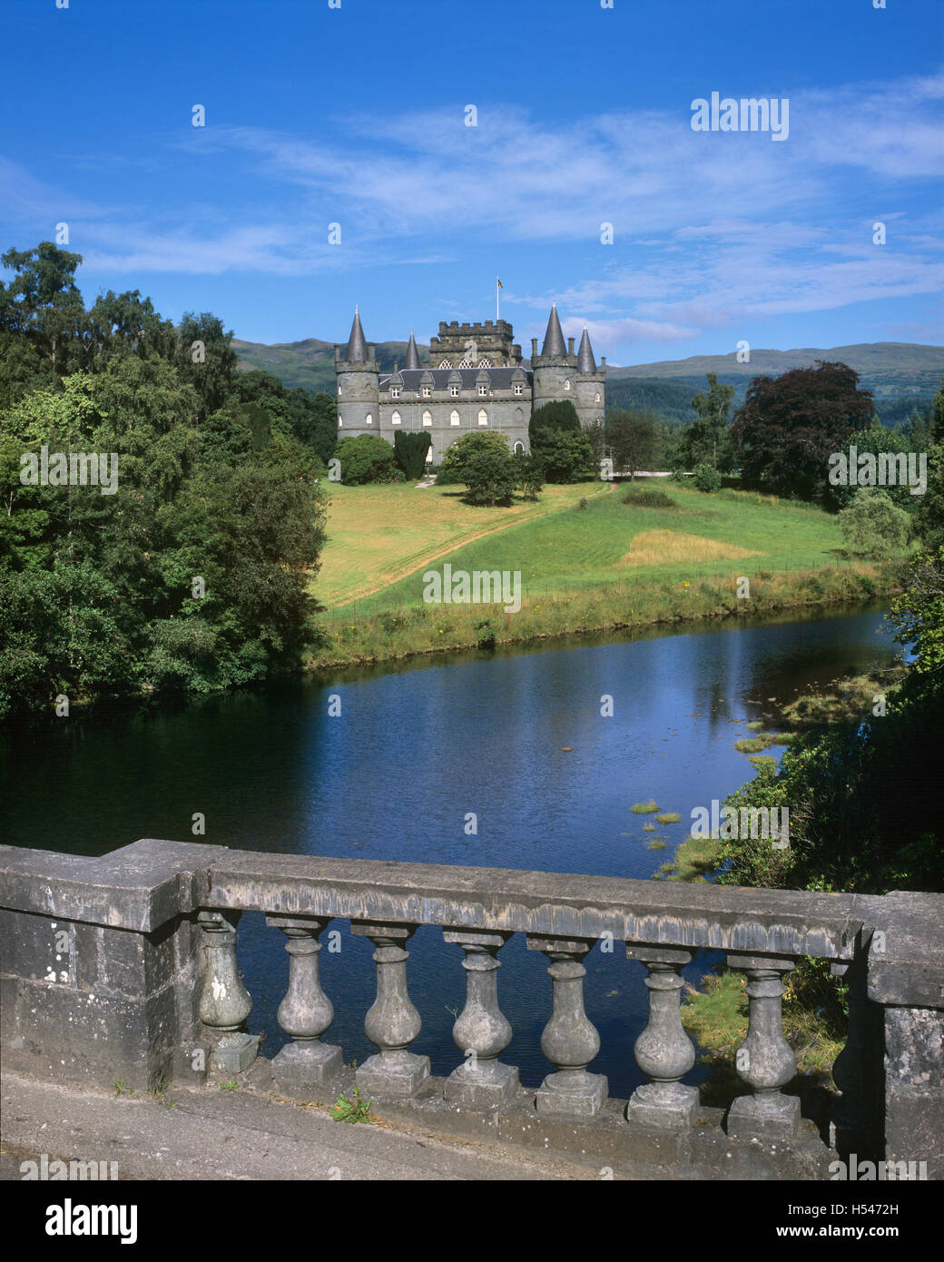 Great Britain; Scotland, Strathclyde, Loch Fyne, Inveraray Castle Stock ...