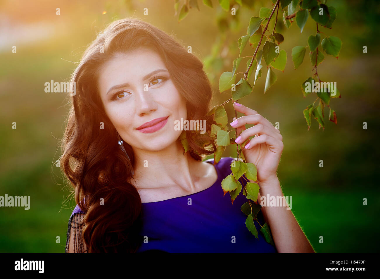 Attractive active woman smiling hi-res stock photography and images - Alamy