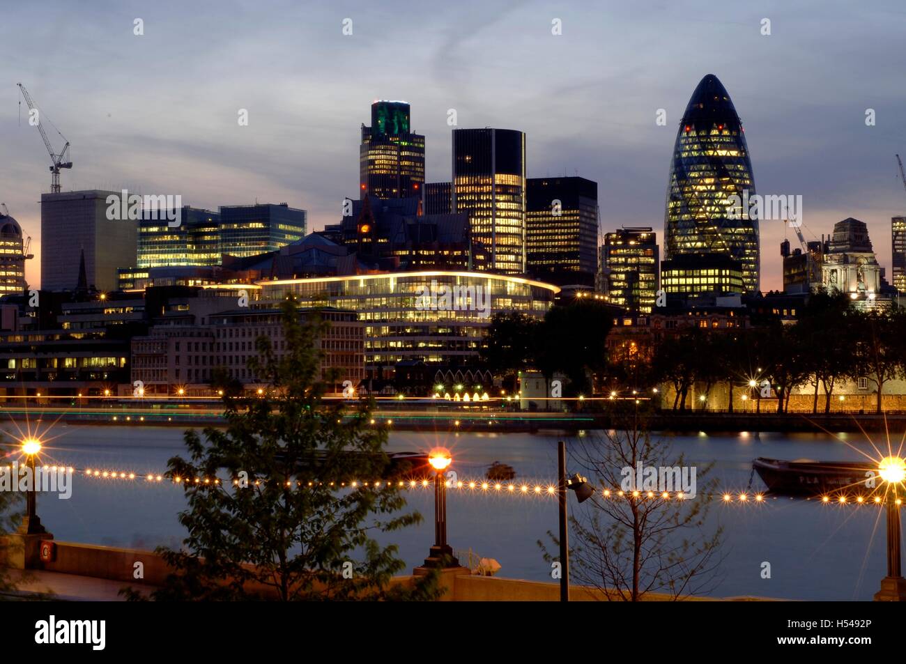 The commercial heart of london city Stock Photo - Alamy