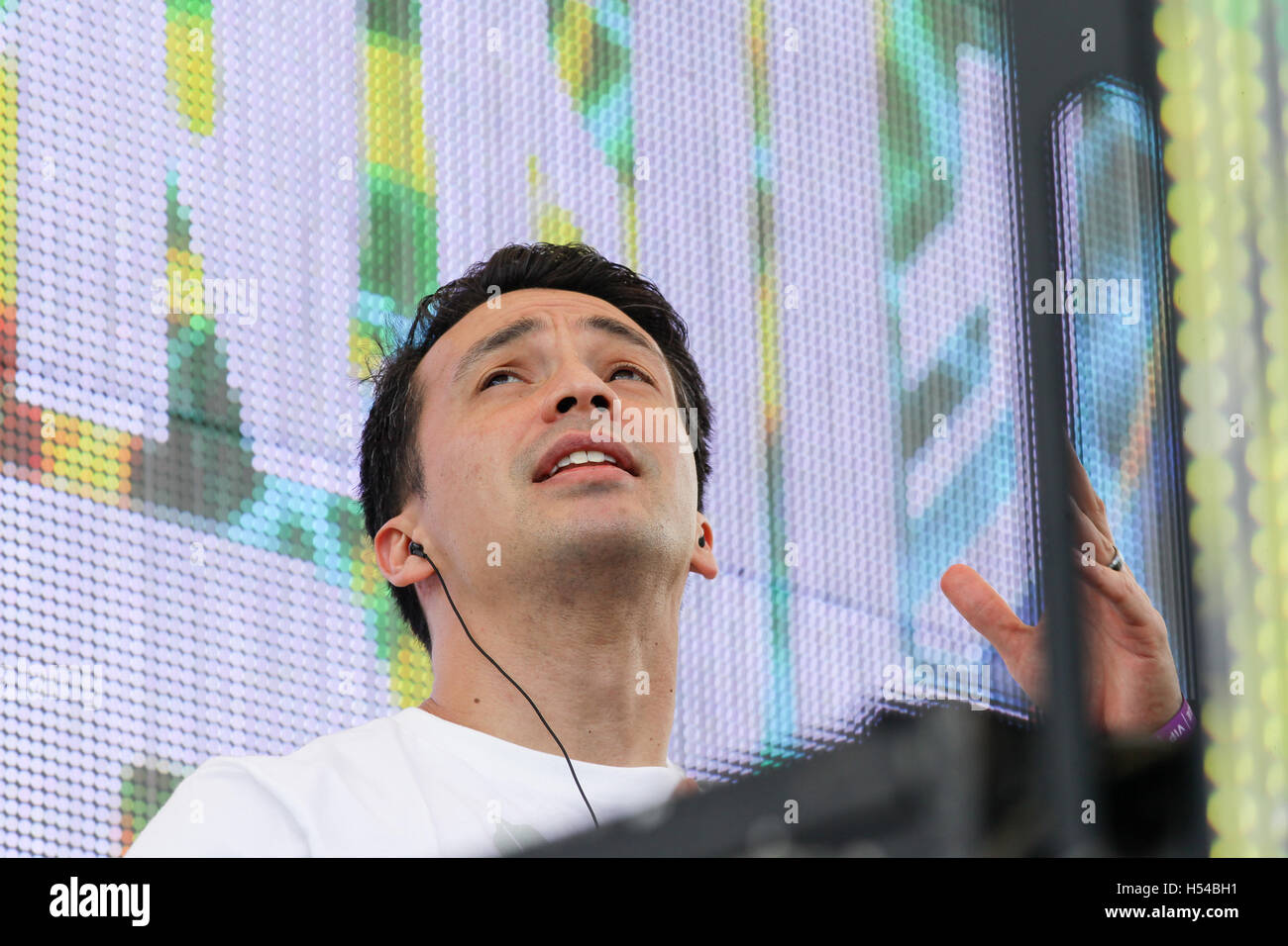 DJ Laidback Luke at the Sirius XM Music Lounge on March 18, 2016 at the ...