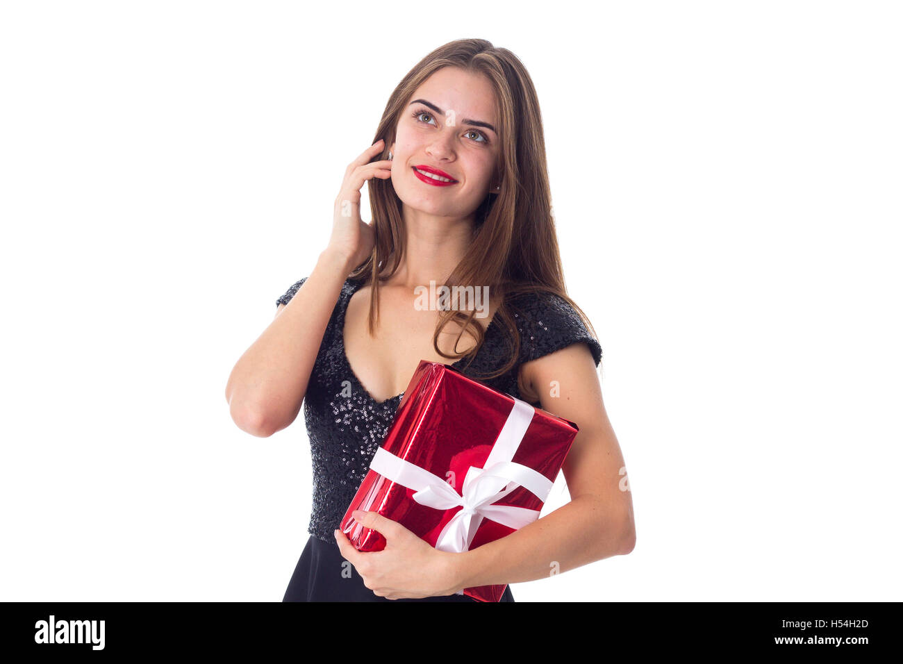 Female holding ribbon hi-res stock photography and images - Alamy