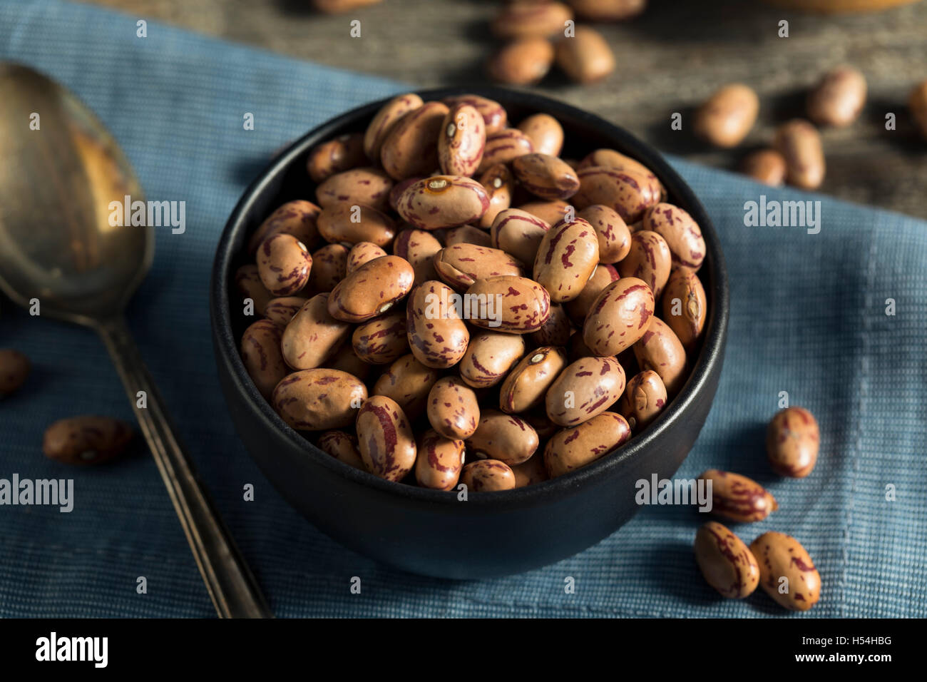 Healthy Raw Organic Cranberry Beans Ready to Cook Stock Photo - Alamy