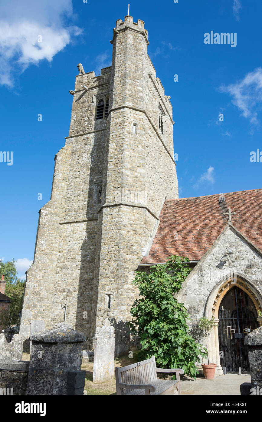Tower of Holy Cross Church, Church Lane, Bearsted, Kent, England ...