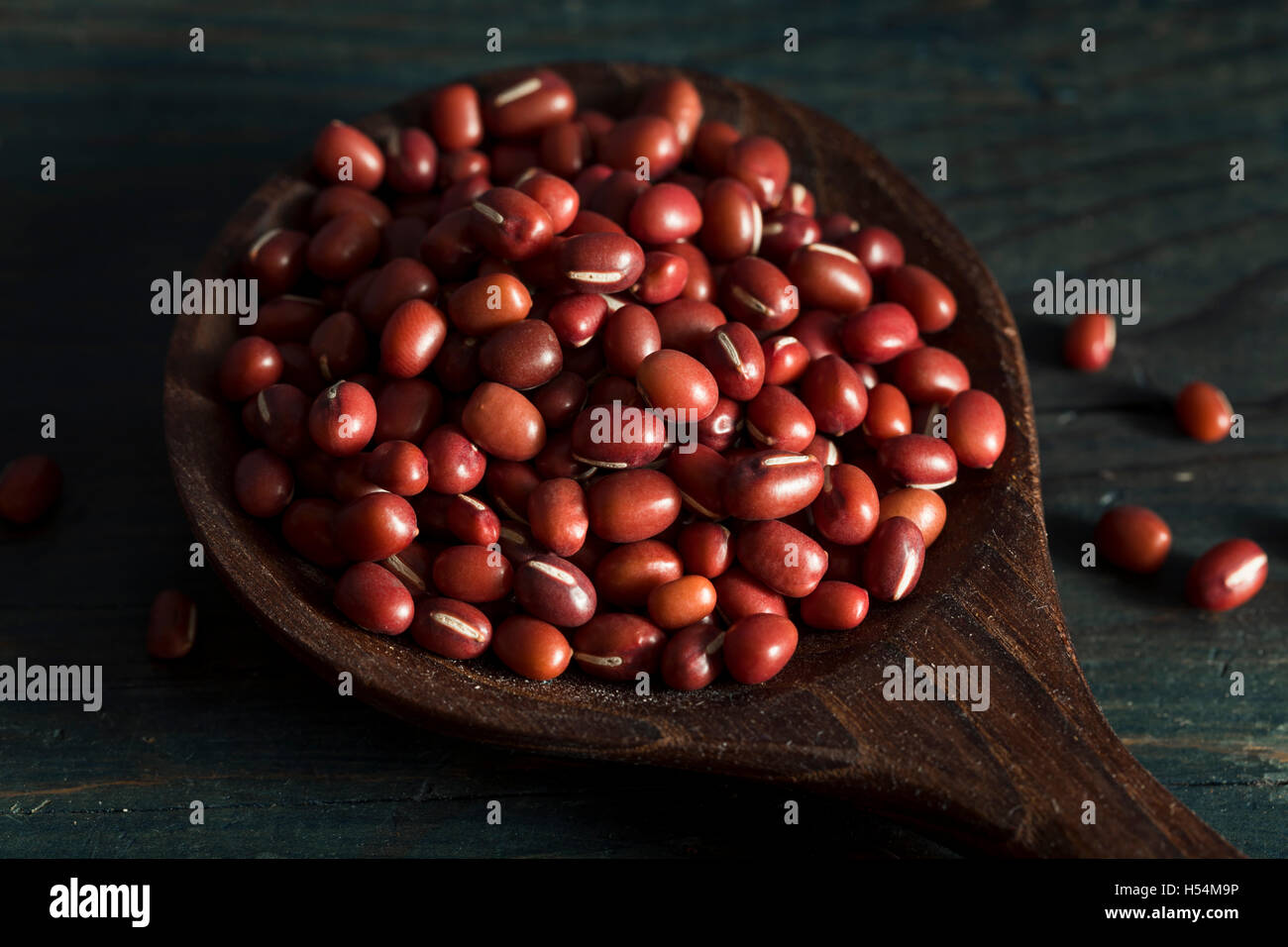 Raw Organic Red Adzuki Beans in a Bowl Stock Photo - Alamy