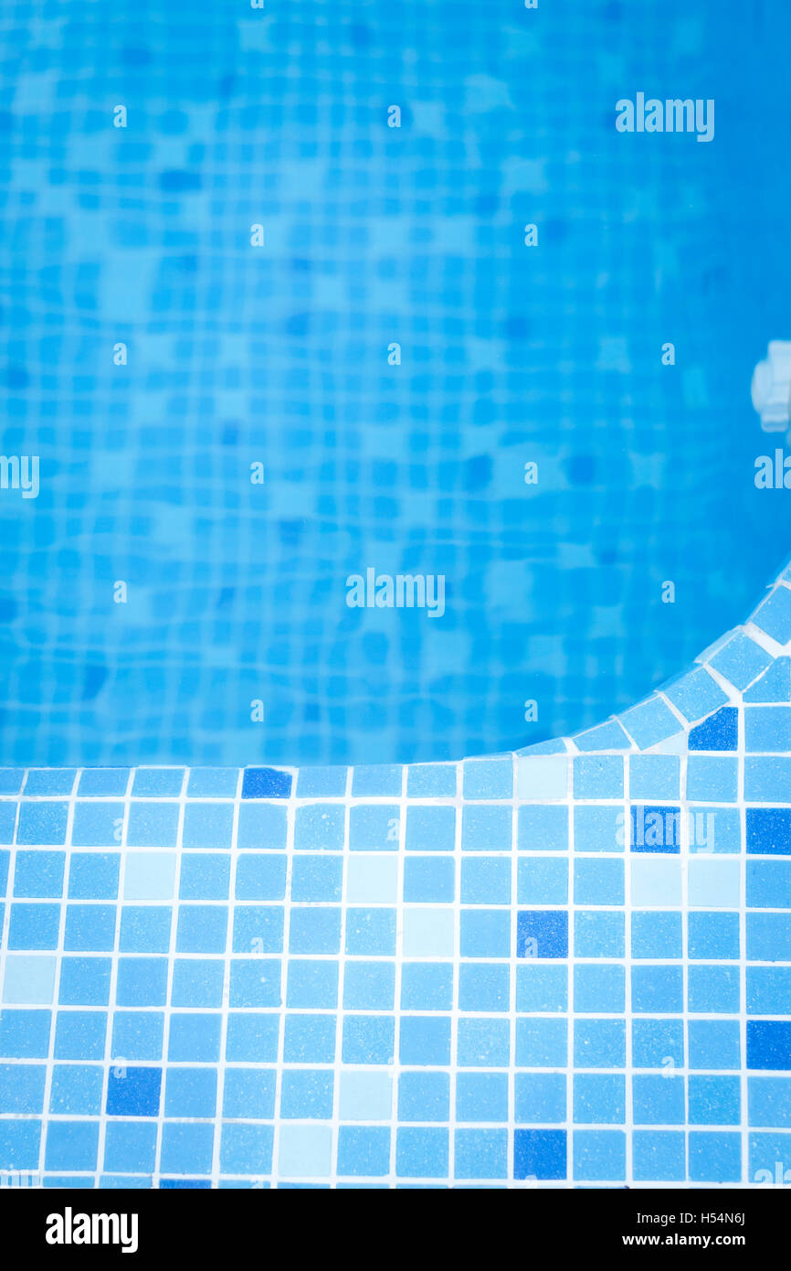 Outdoor swimming pool water on hot summerday in luxury hotel Stock ...