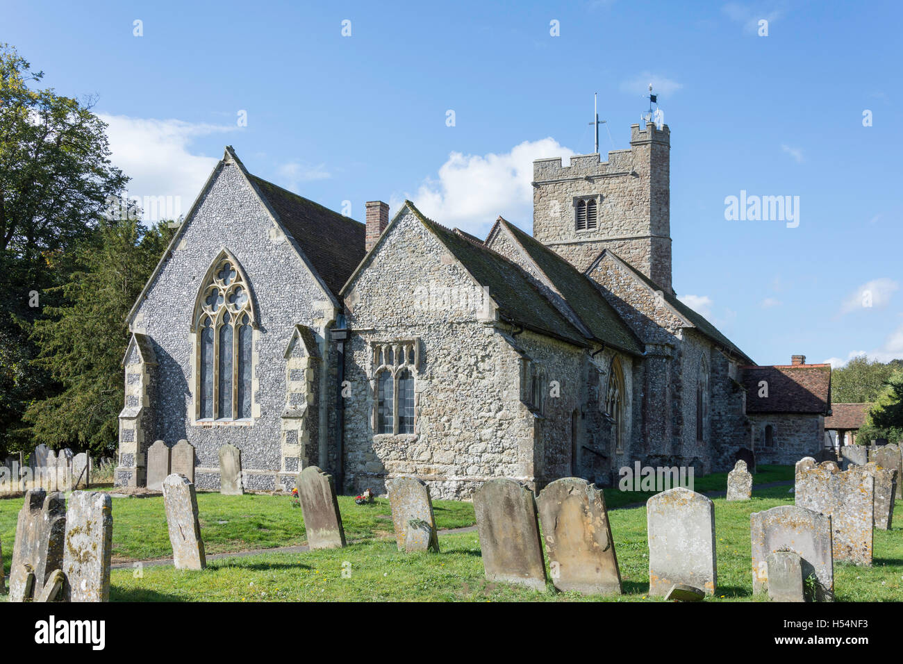 The Parish Church of St Mary Lenham, Lenham, Kent, England, United ...