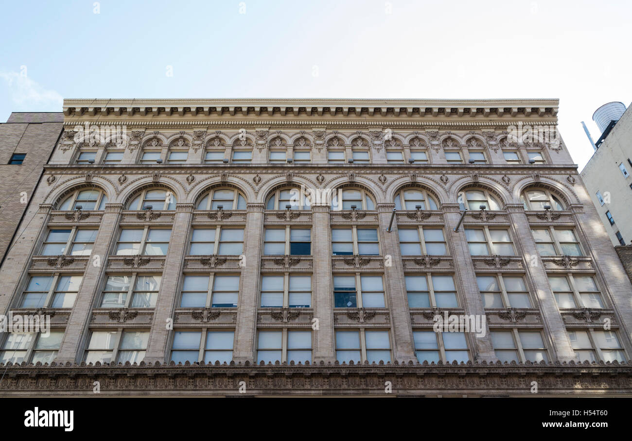 Exterior facade of landmarked 144 WEST 14TH STREET building in ...
