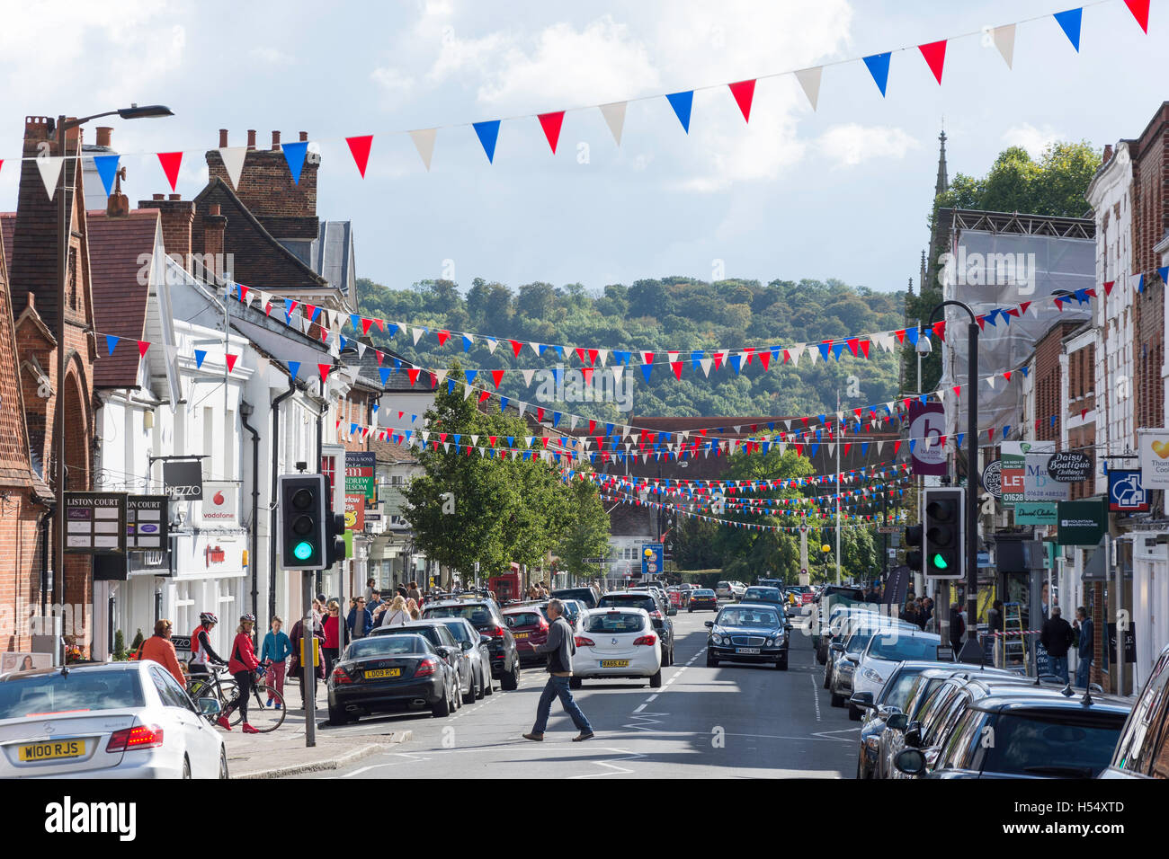 Marlow town center buckinghamshire england hi-res stock photography and ...