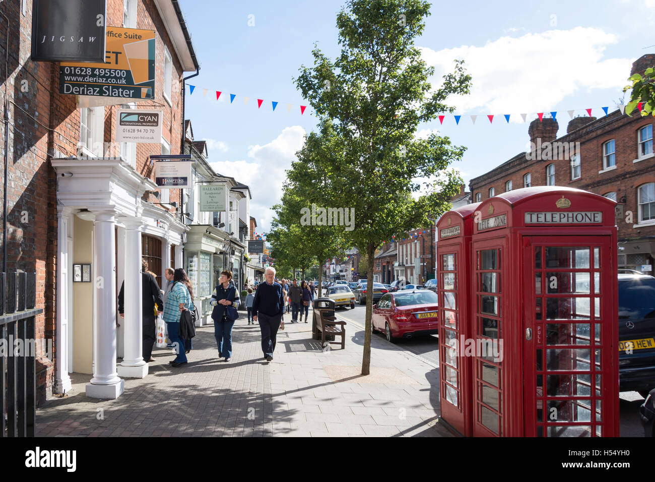 Marlow town center buckinghamshire england hi-res stock photography and images - Alamy