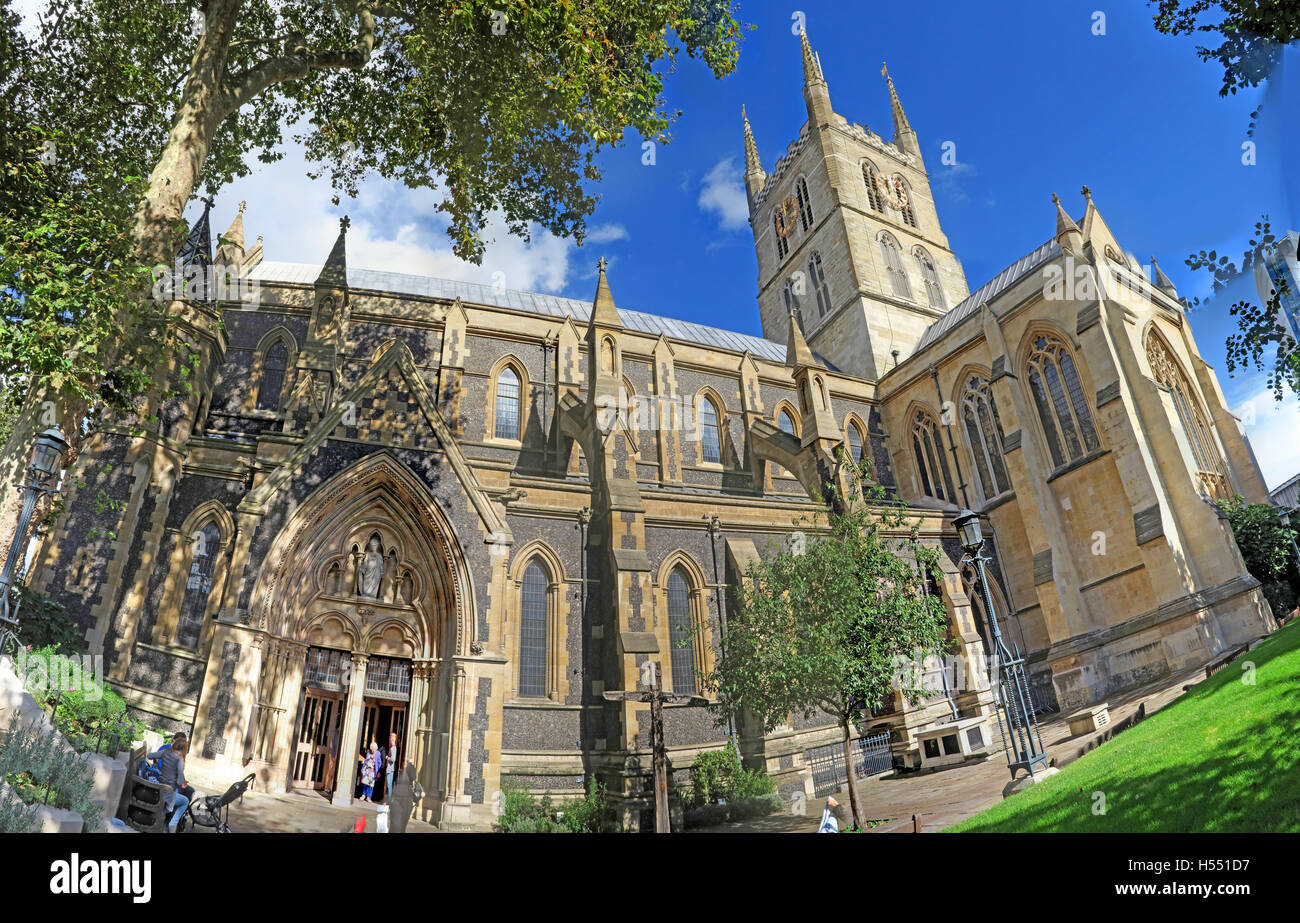 Southwark Cathedral Panorama South London London Bridge London Se1