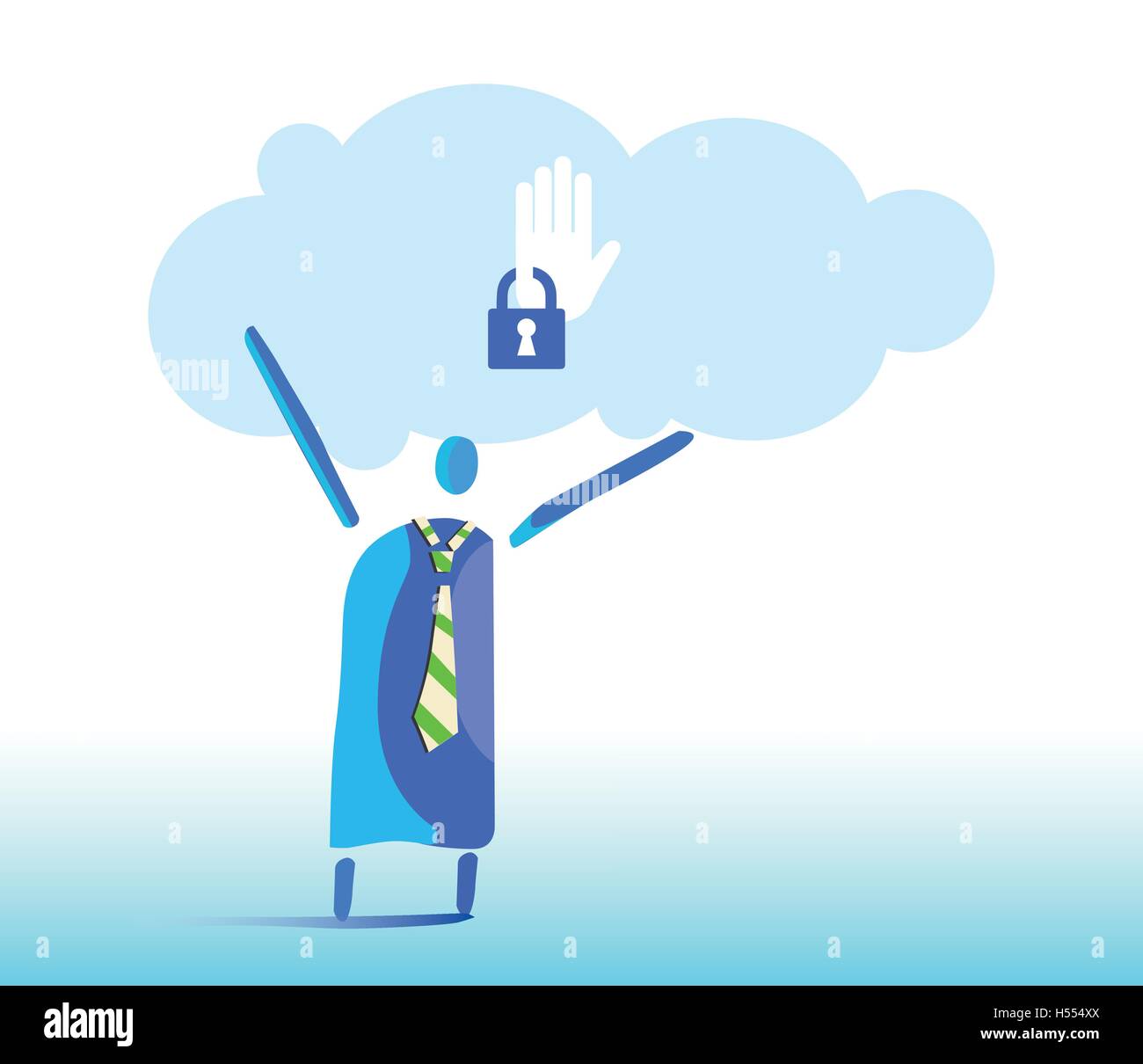 Cloud computing isolated cartoon Stock Vector Images - Alamy