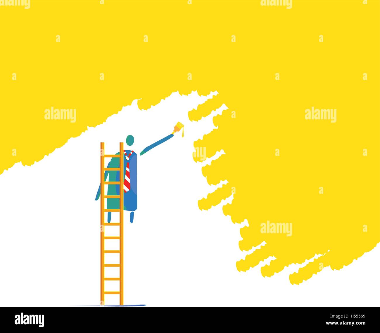 Wall paint man concept design Stock Vector Image & Art - Alamy