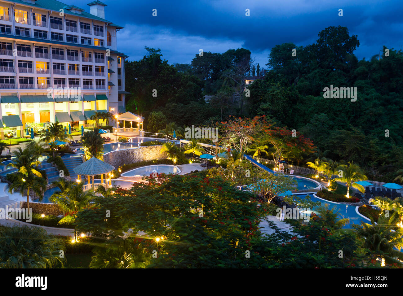 Santa Clara, Panama- June 13: Beautiful view of the Sheraton Bijao at ...
