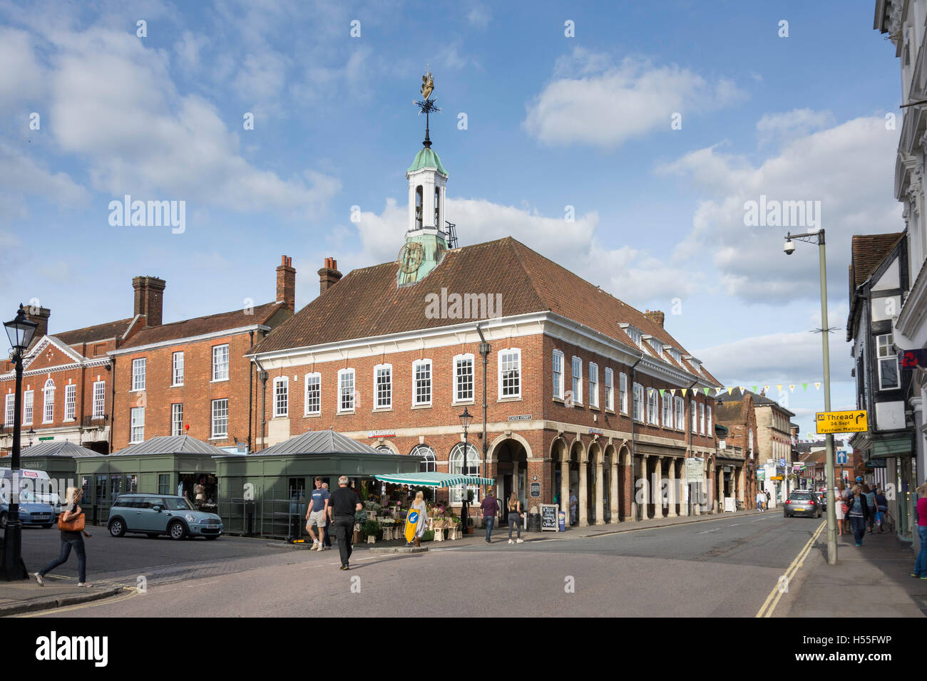 Clock Tower, Town Hall Exchange, West Street, Farnham, Surrey, England ...