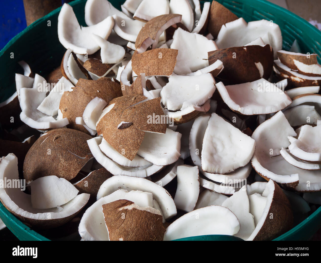Coconut husk and meat hi-res stock photography and images - Alamy