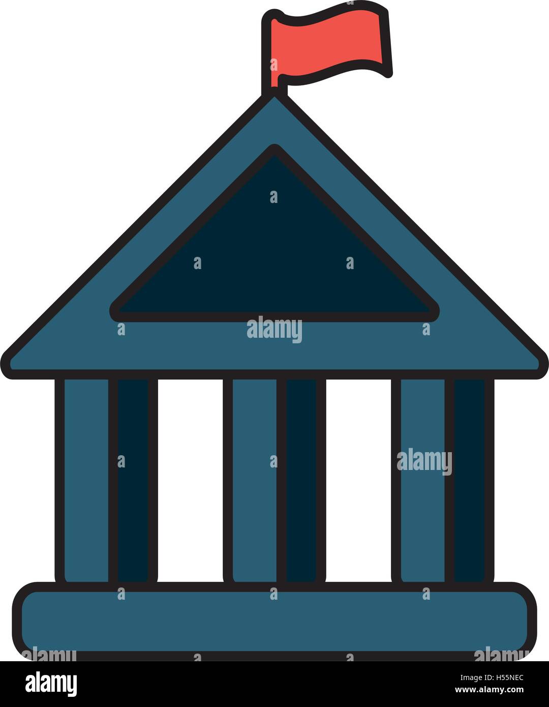 school building place isolated icon Stock Vector Image & Art - Alamy