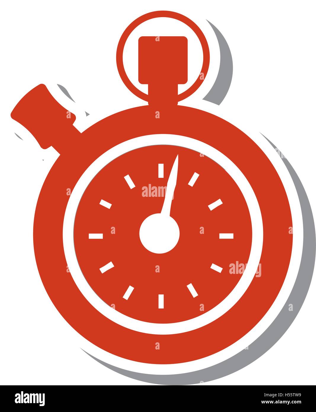 chronometer counter isolated icon Stock Vector Image & Art - Alamy