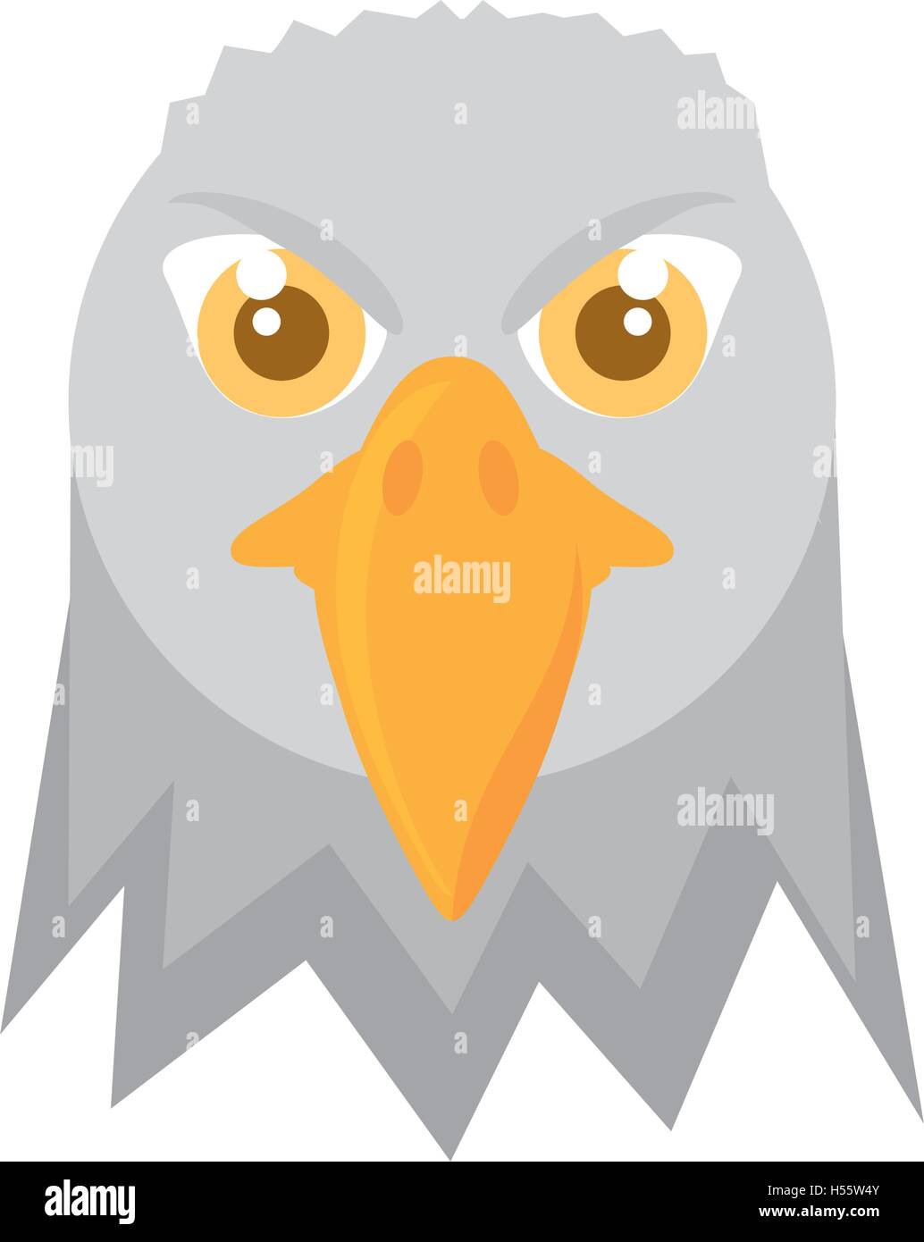 eagle head face icon Stock Vector Image & Art - Alamy