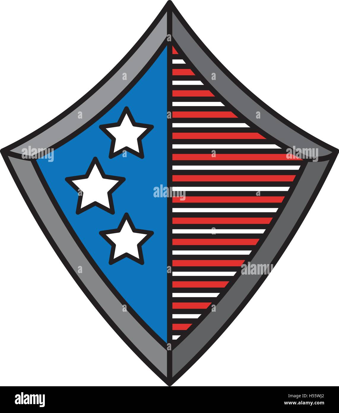 united states of america shield Stock Vector Image & Art - Alamy