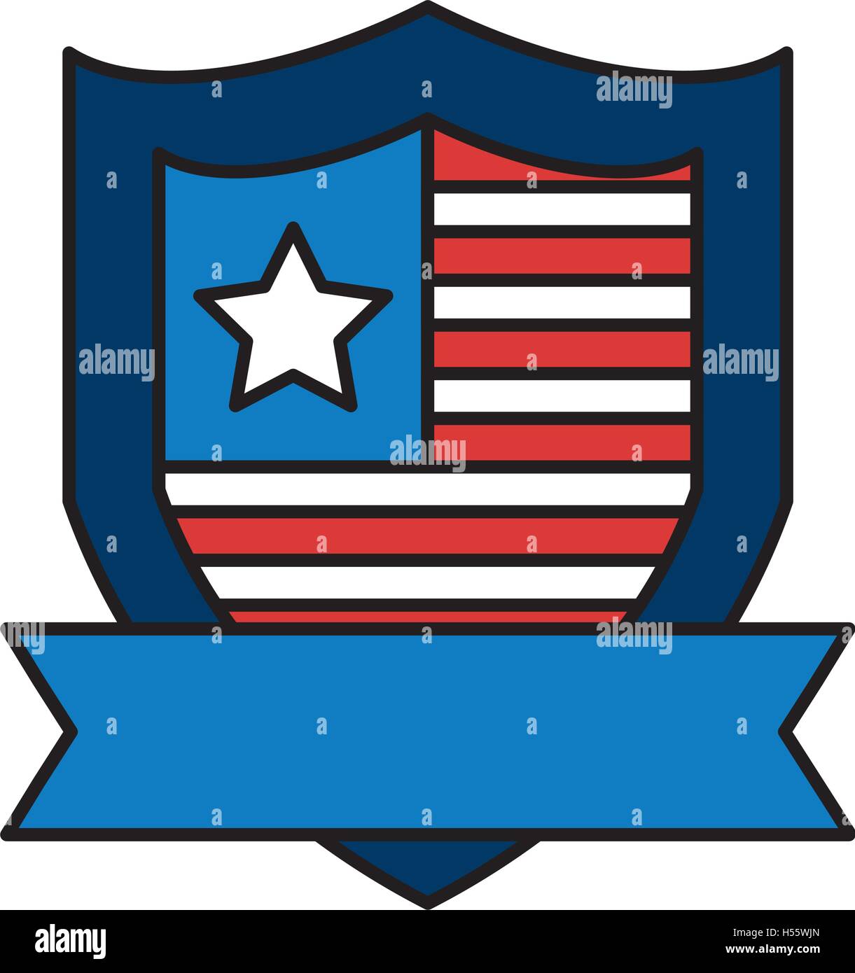 united states of america shield Stock Vector Image & Art - Alamy