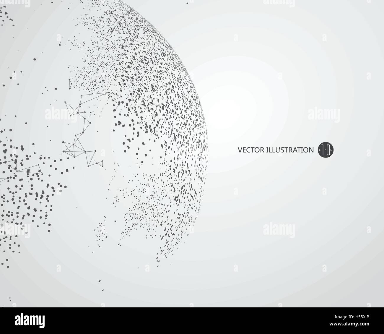 Map world 3d dots hi-res stock photography and images - Alamy
