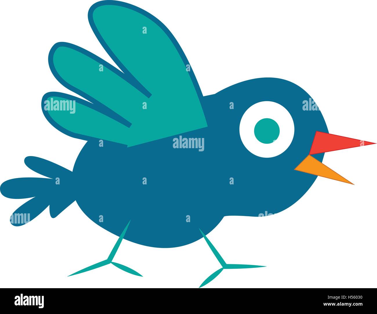 Cute Cartoon Bird Design. EPS 10 supported Stock Vector Image & Art - Alamy