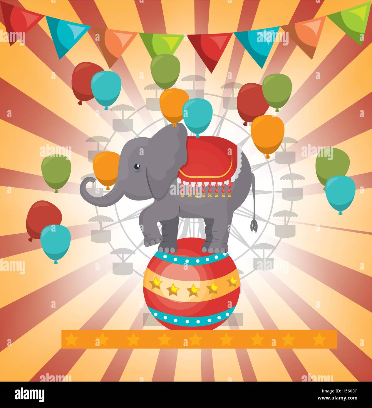 circus entertainment amazing show Stock Vector Image & Art - Alamy