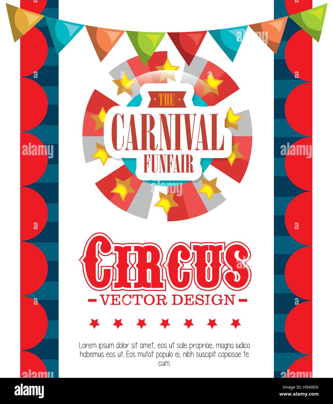 entertainment carnival funfair banner Stock Vector Image & Art - Alamy