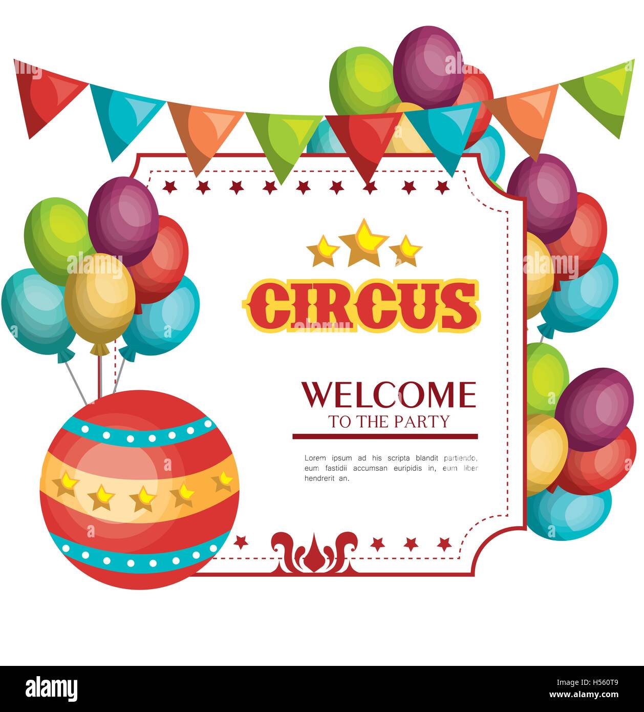 circus entertainment amazing show Stock Vector Image & Art - Alamy