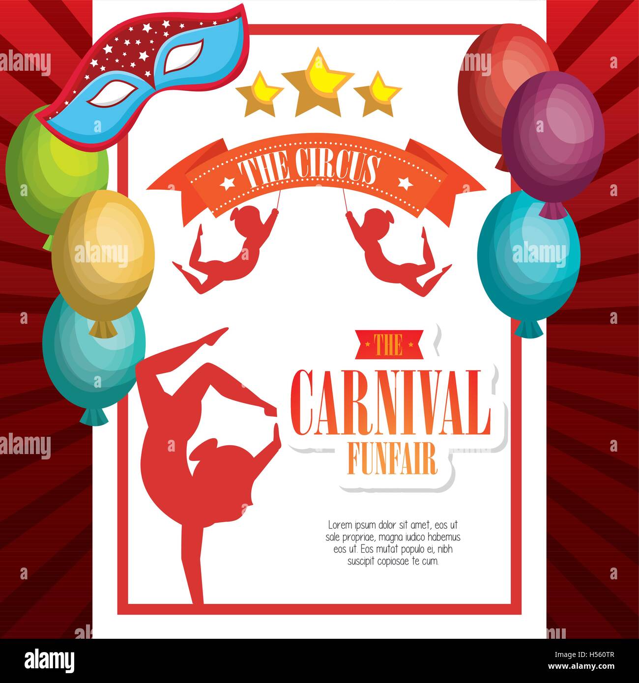 entertainment carnival funfair banner Stock Vector Image & Art - Alamy
