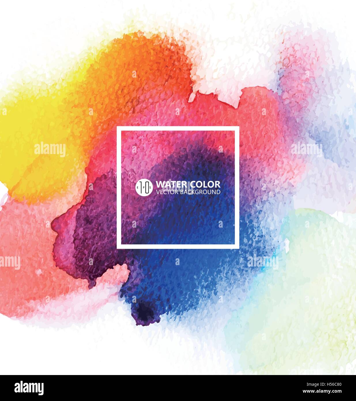 Vector watercolor painting background Stock Vector Image & Art - Alamy