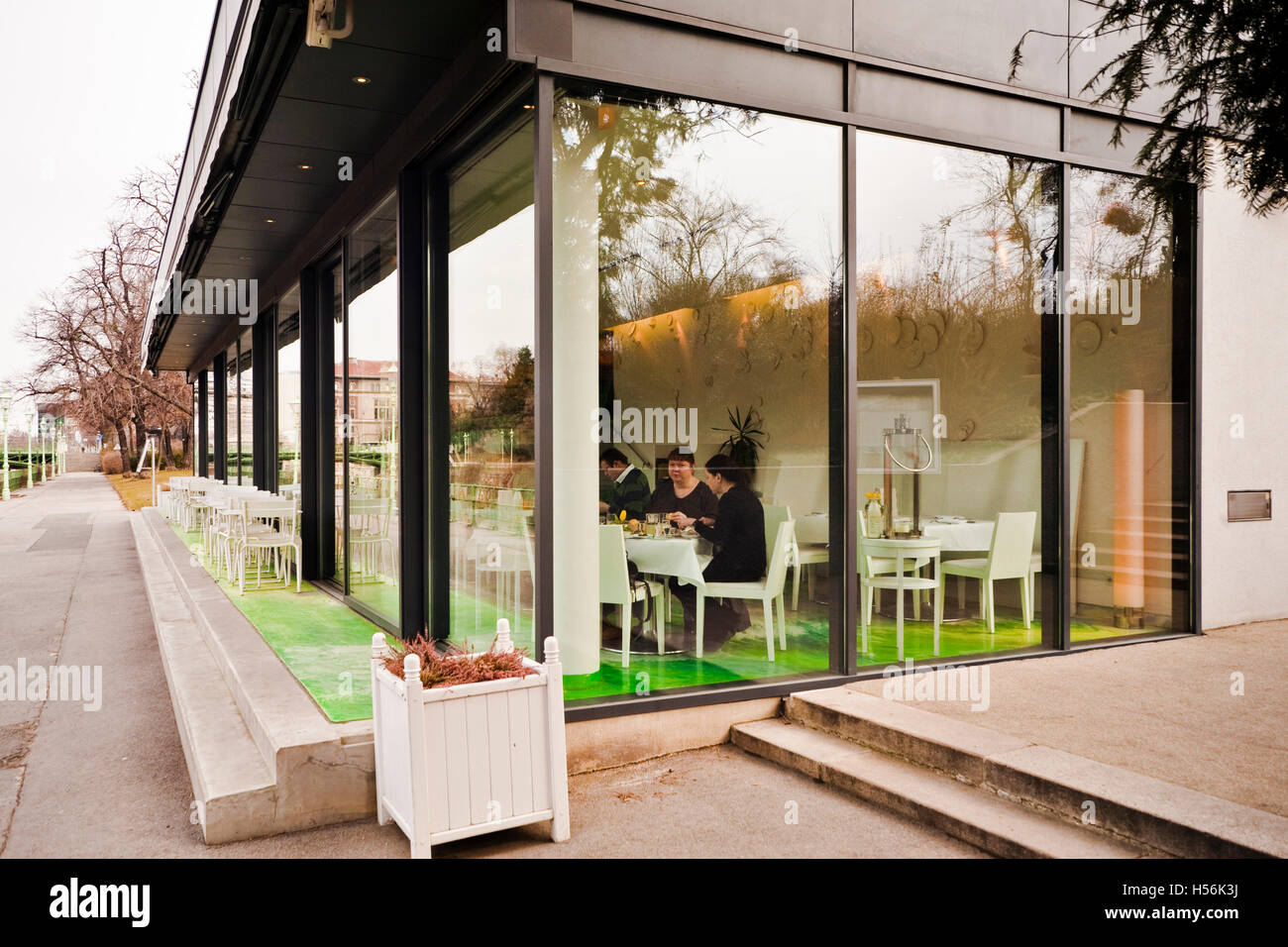 Steirereck restaurant in the Stadtpark city park, Vienna, Austria ...