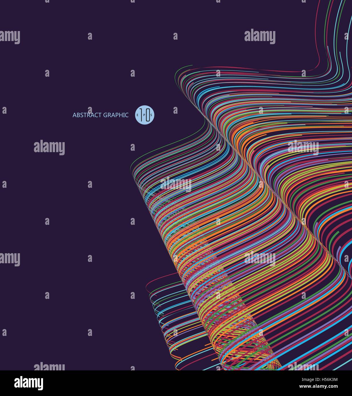 Abstract graphics, Technological sense vector illustration Stock Vector ...