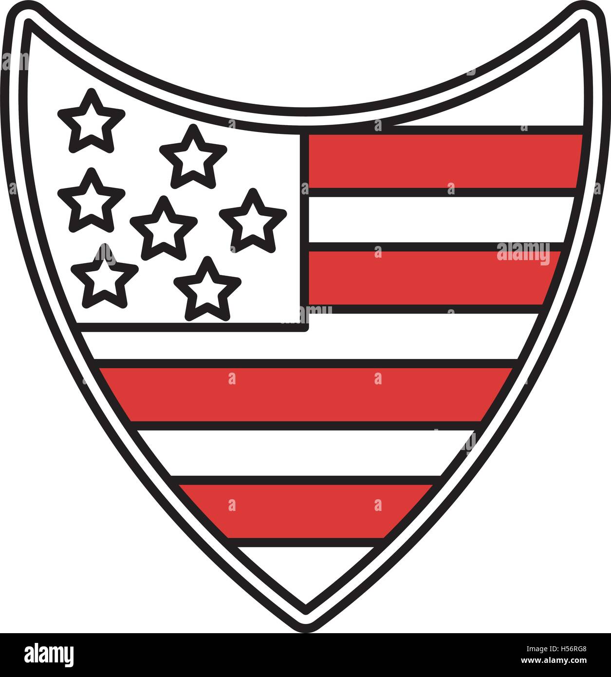 united states of america shield Stock Vector Image & Art - Alamy