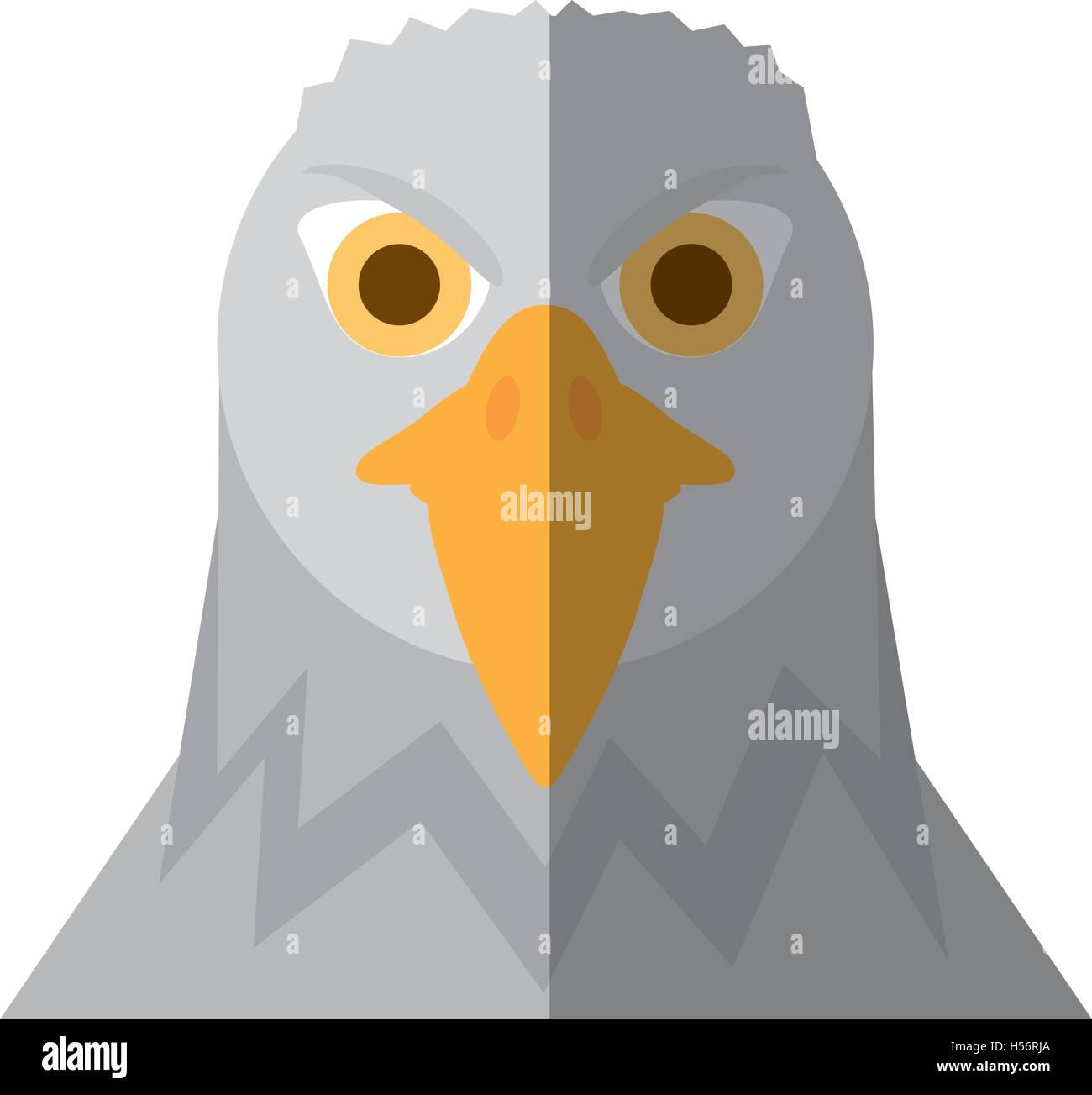 eagle head face icon Stock Vector Image & Art - Alamy