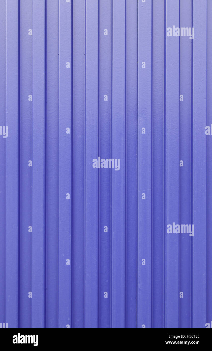 Blue wall background, detail of outer metal wall in the city, textured ...