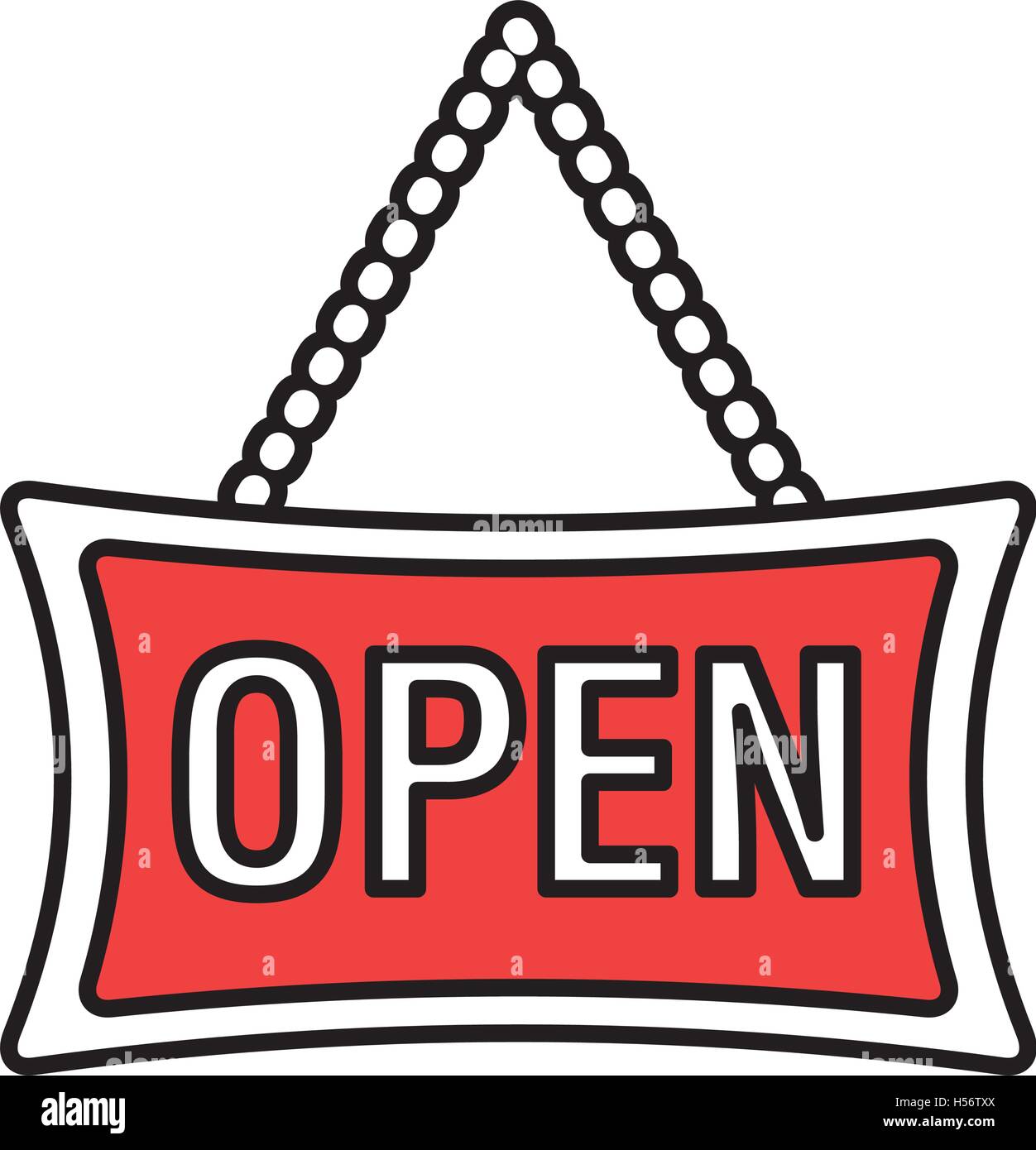 open store label isolated icon Stock Vector Image & Art - Alamy