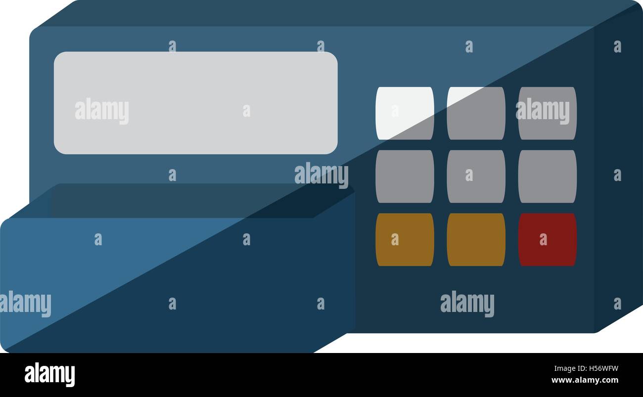 register machine store isolated icon Stock Vector Image & Art - Alamy