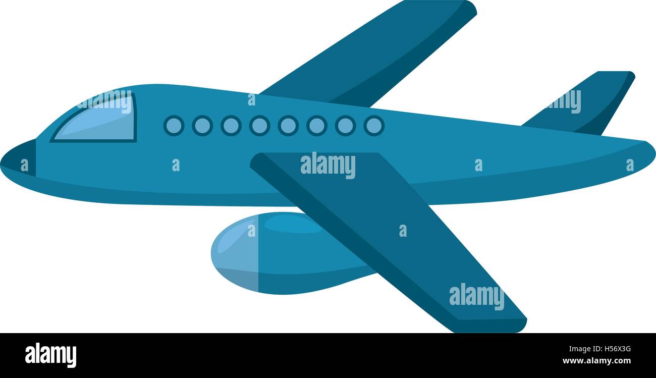 airplane fly isolated icon Stock Vector Image & Art - Alamy