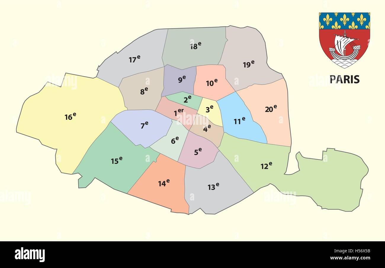 France political map capital paris hi-res stock photography and images ...