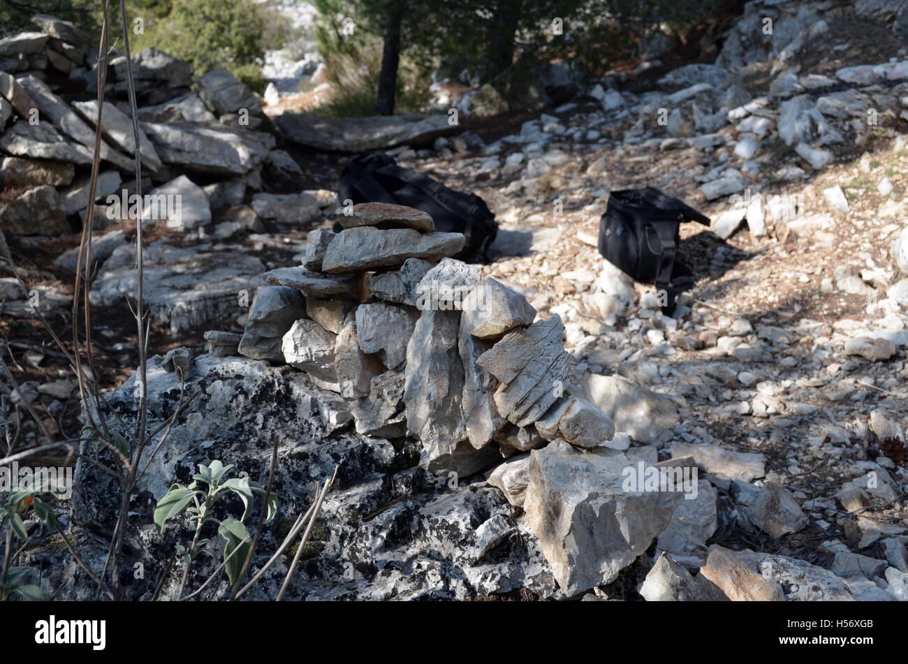 caves and mines around Greece Stock Photo - Alamy