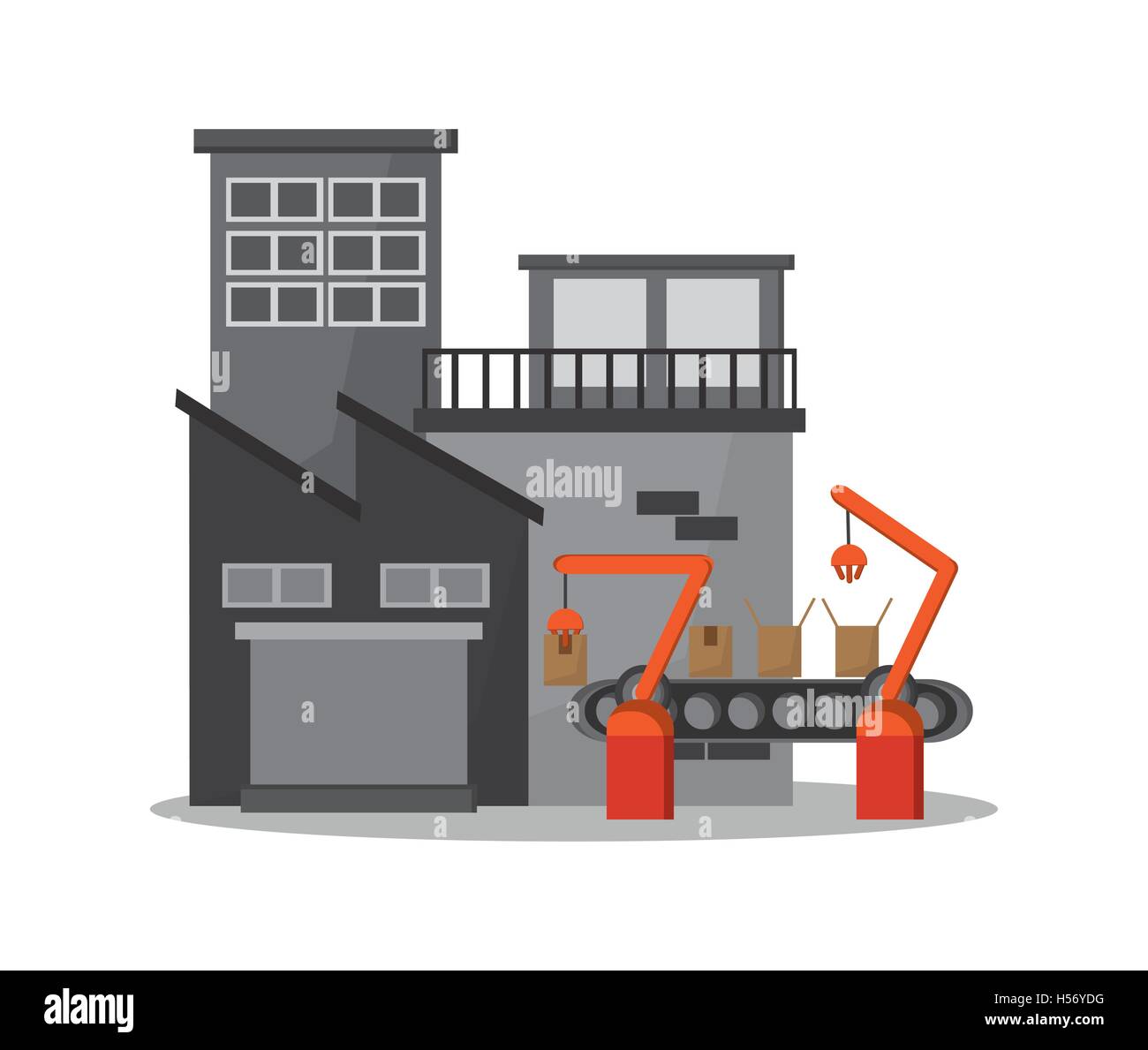 Plant factory building design Stock Vector Image & Art - Alamy