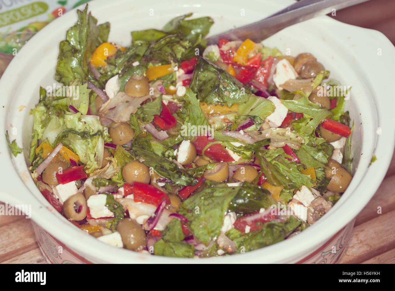 old vegetable salad Stock Photo - Alamy