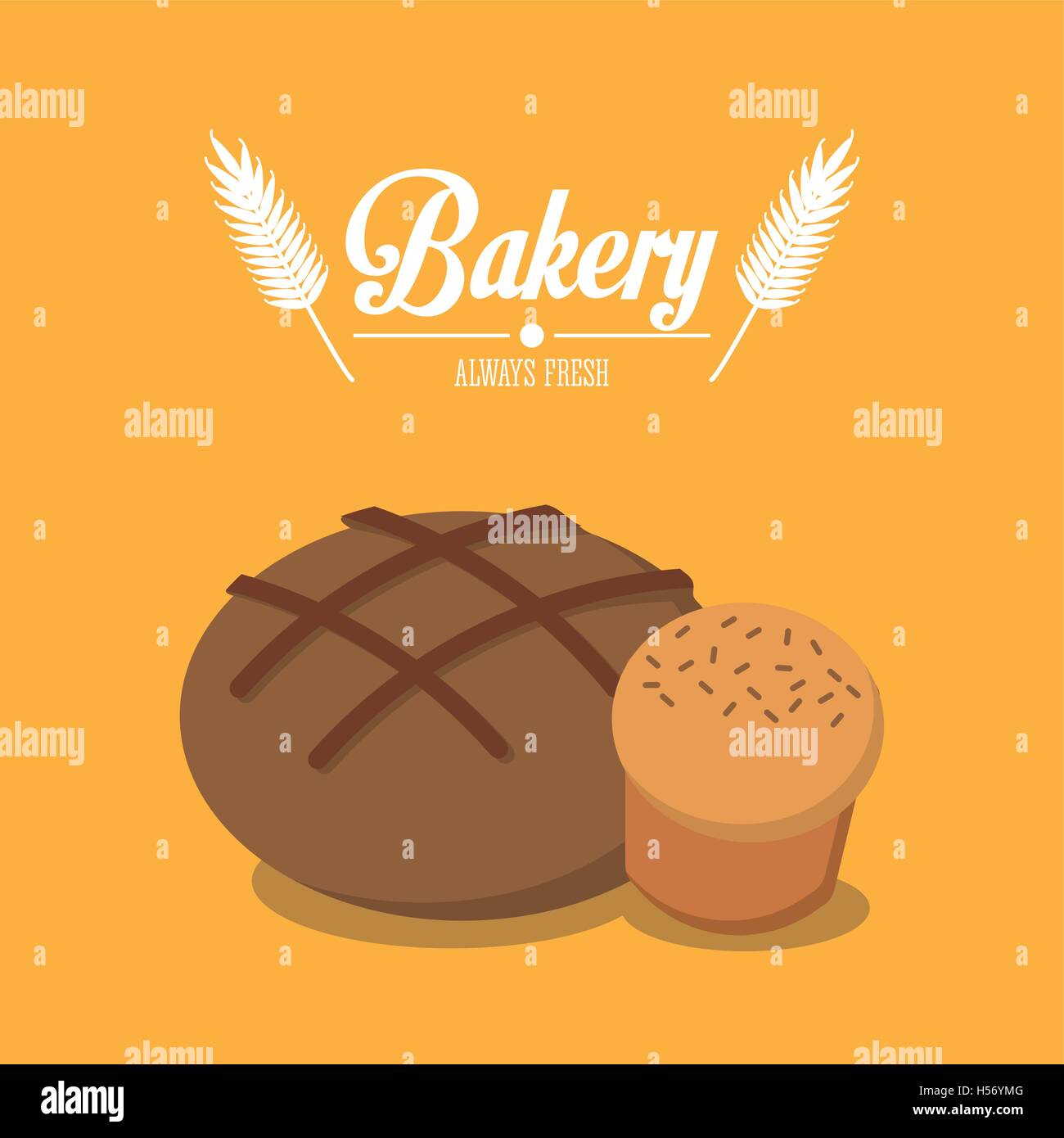 Bread of bakery design Stock Vector Image & Art - Alamy