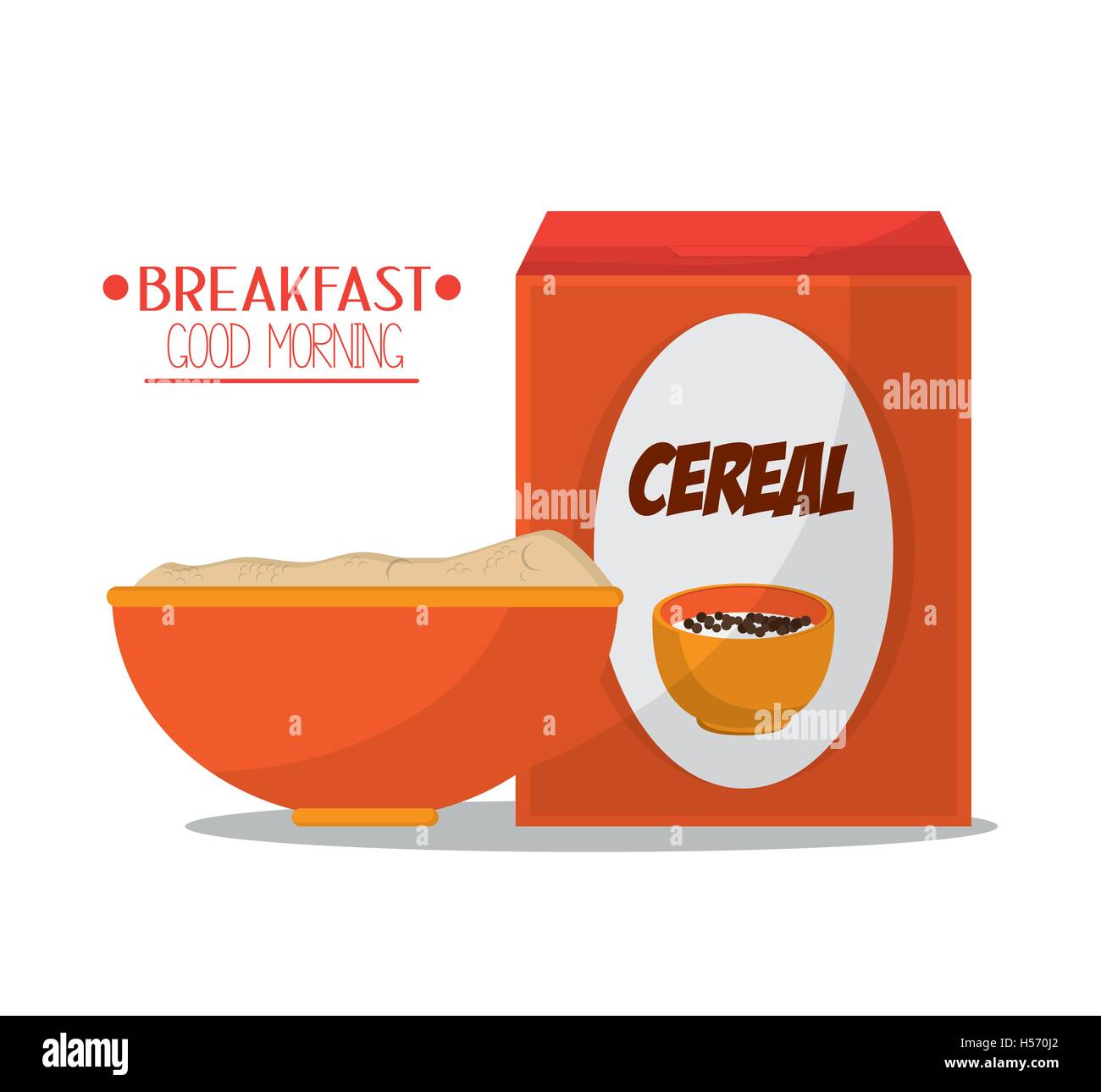 Cereal and breakfast design Stock Vector Image & Art - Alamy