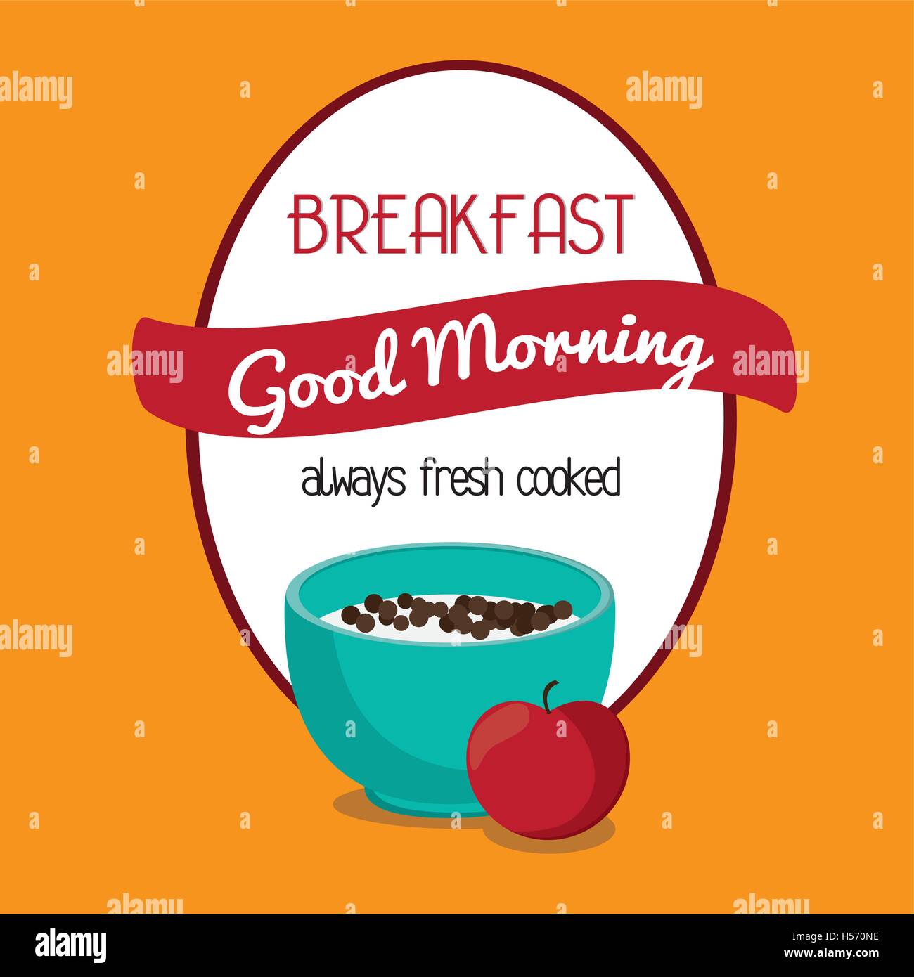 Cereal And Breakfast Design Stock Vector Image And Art Alamy