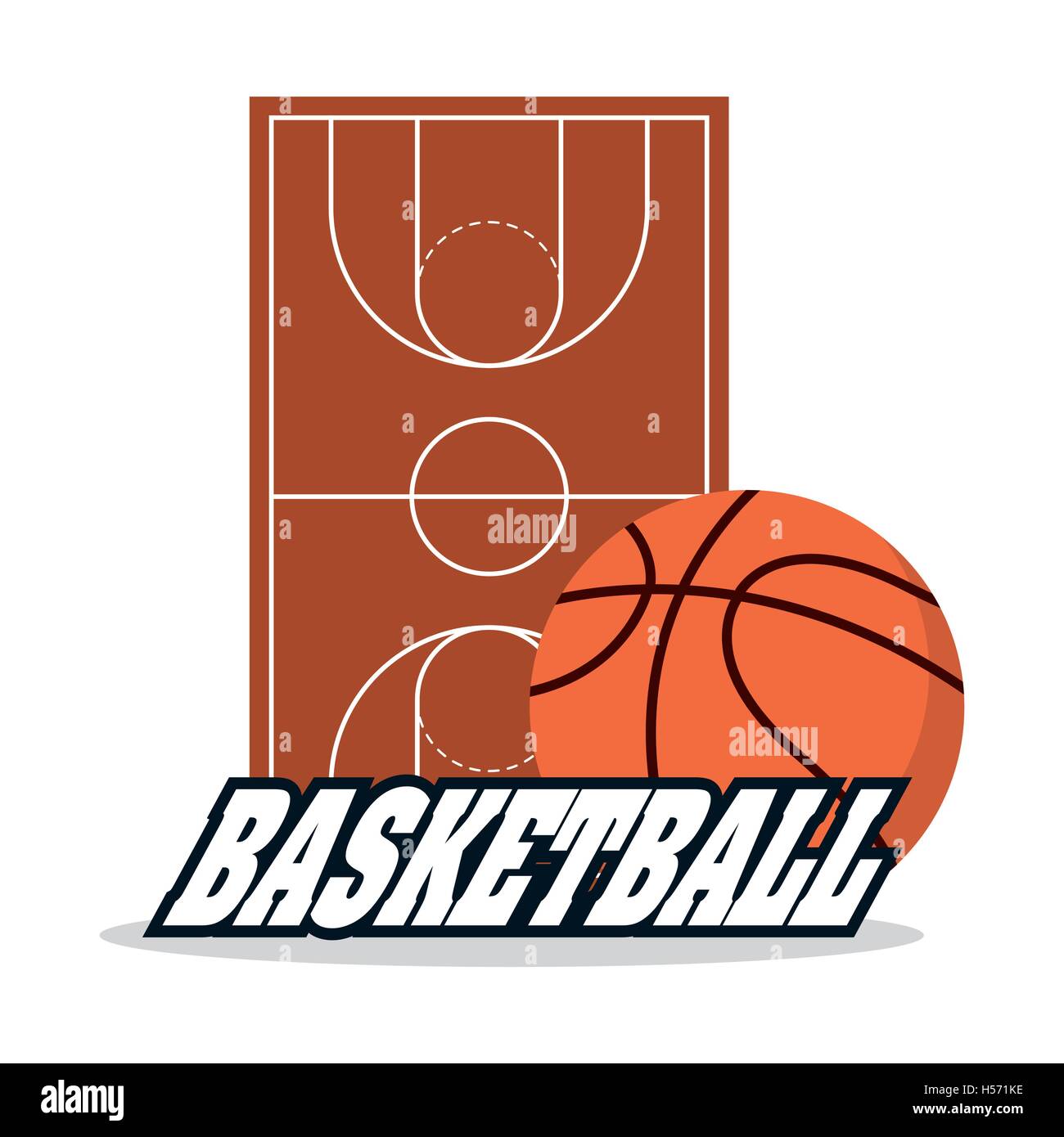 Ball and league of Basketball sport design Stock Vector Image & Art - Alamy