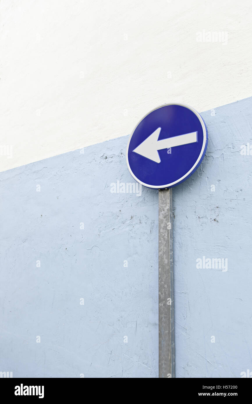 Arrow traffic, signal indication in the city, information arrow symbol ...