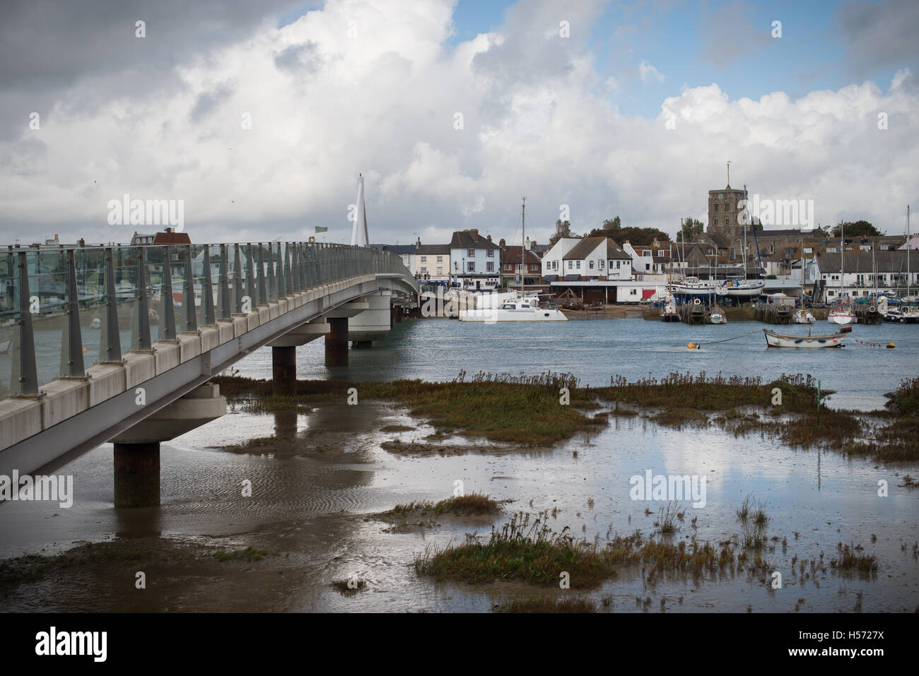 The Adur Ferry Bridge connects Shoreham-by-Sea to Shoreham Beach in ...